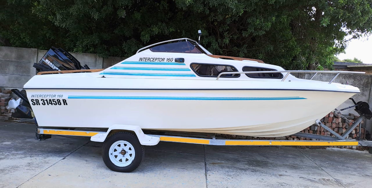 SOLD - Interceptor 160 with 90hp Mercury – Kretzmarine