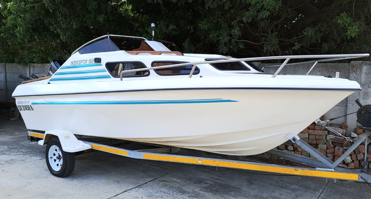 SOLD - Interceptor 160 with 90hp Mercury – Kretzmarine